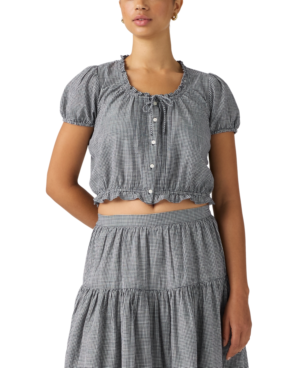 Click here for Levis Plus Size Chiara Front Button Short-Sleeve B... prices