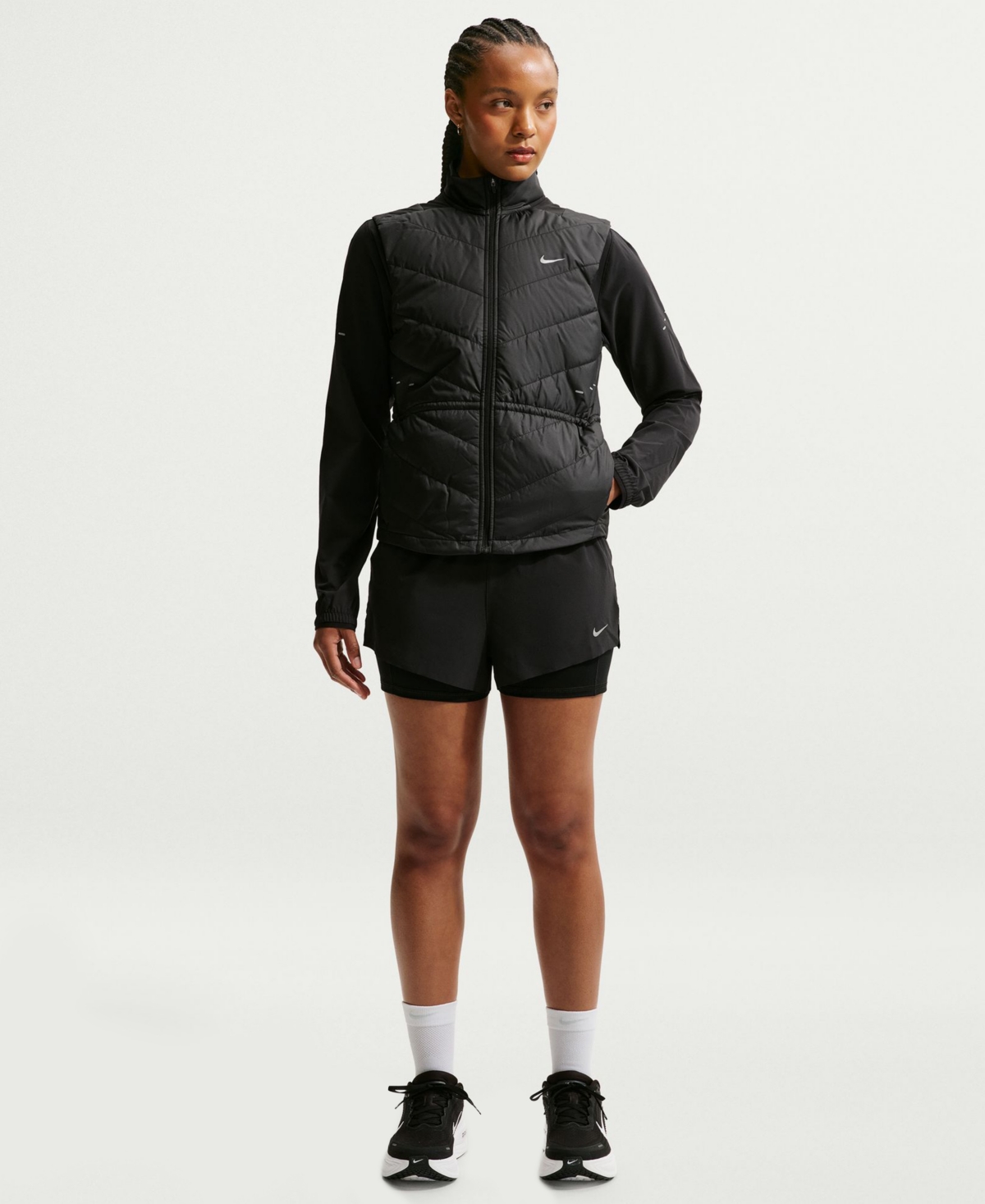 Click here for Nike Swift Womens Therma-fit Running Vest - Black/... prices