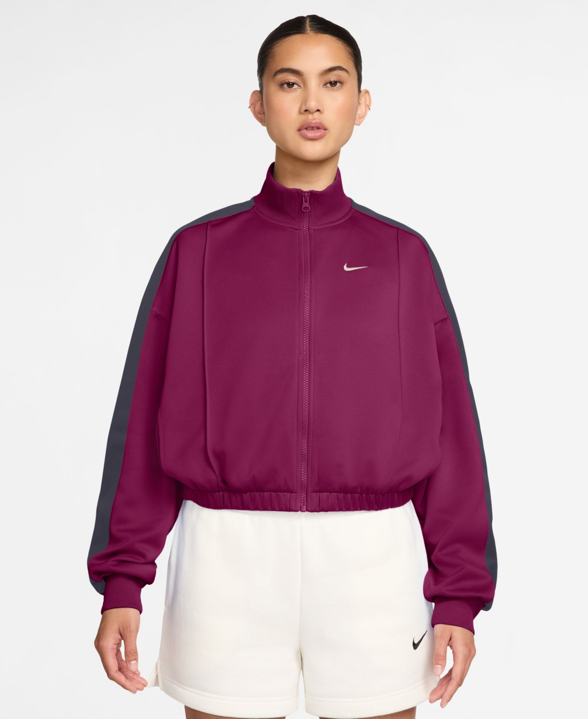 Click here for Nike Sportswear Womens Track Jacket - True Berry/G... prices