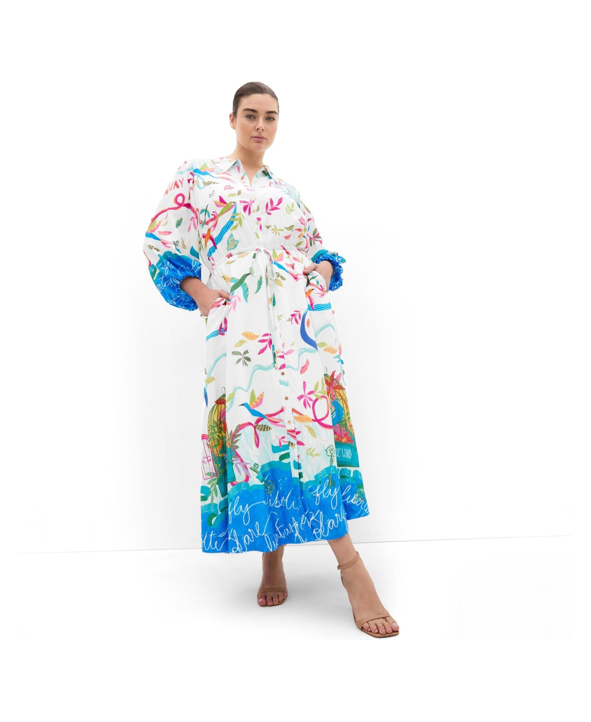 Click here for City Chic Womens Plus Size Tahlia Spirit Print Max... prices
