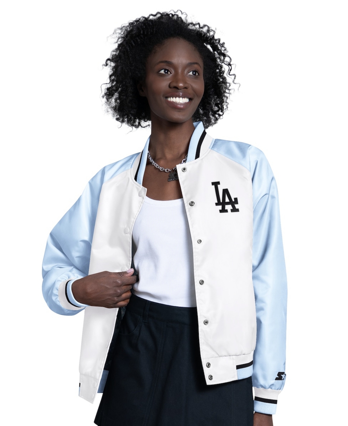 Click here for Starter Womens Light Blue/White Los Angeles Dodger... prices
