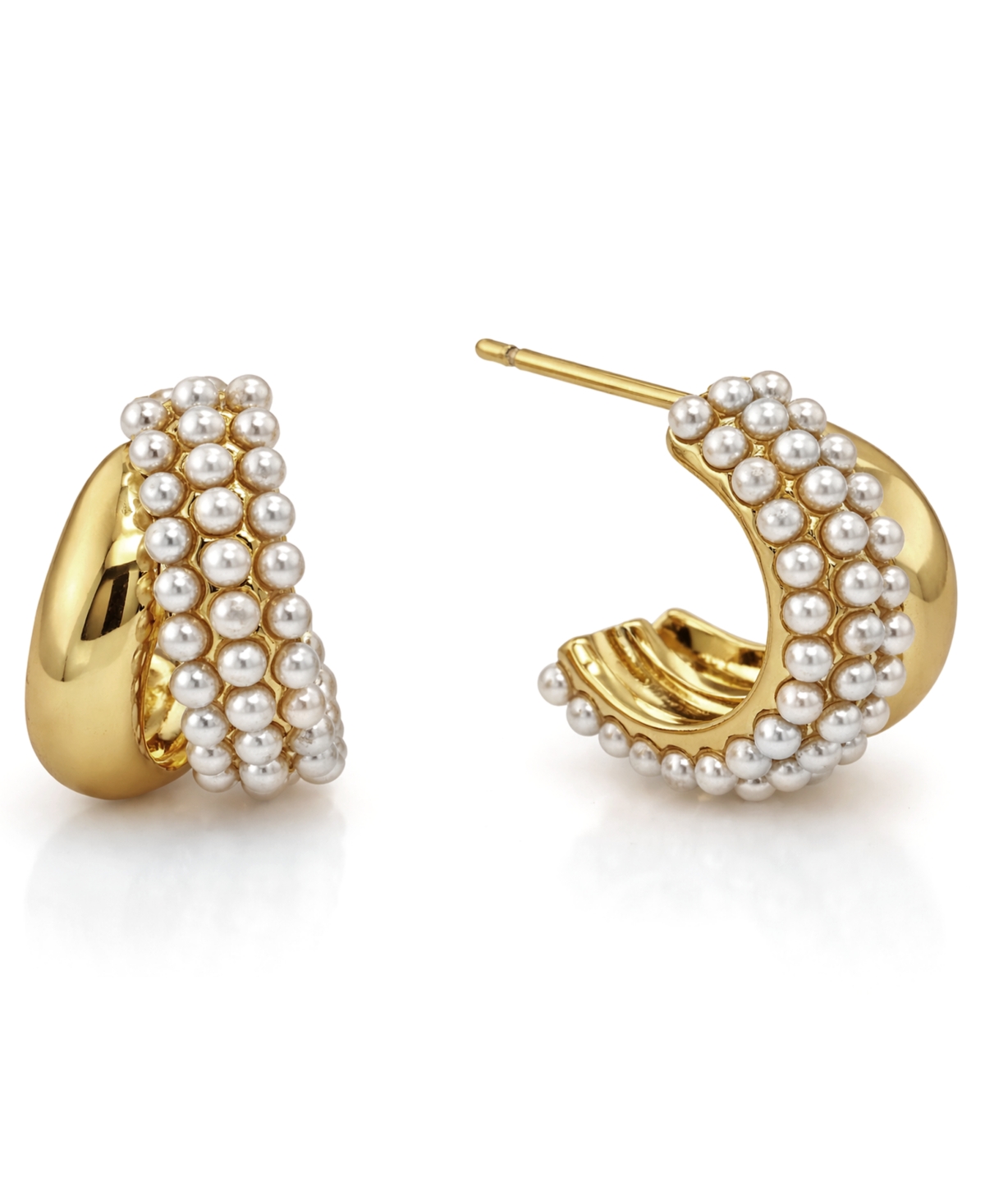 And Now This Post C Hoop Earring - Gold