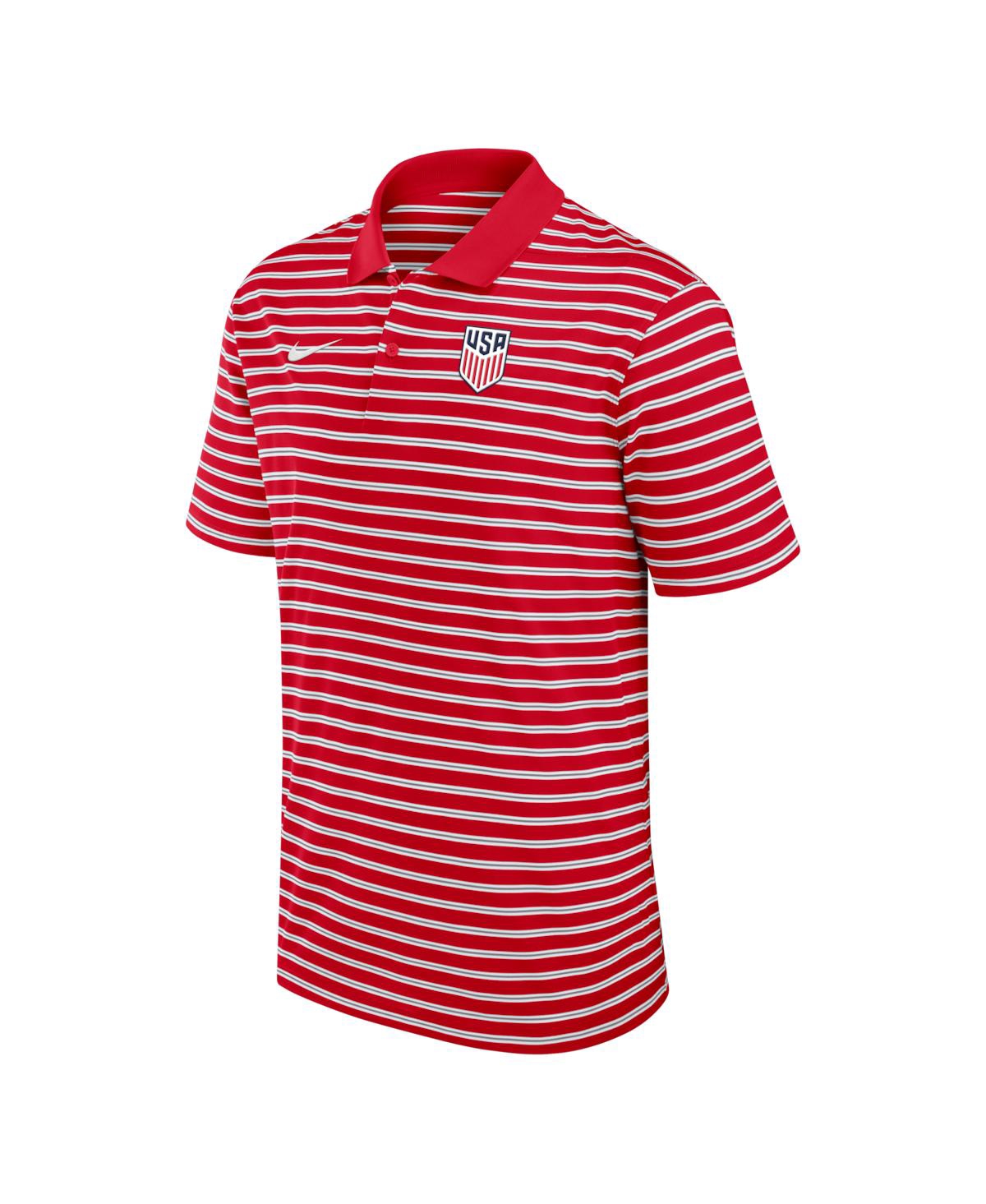 Click here for Nike Mens Red Usmnt Dri-fit Victory Stripe Polo Sh... prices
