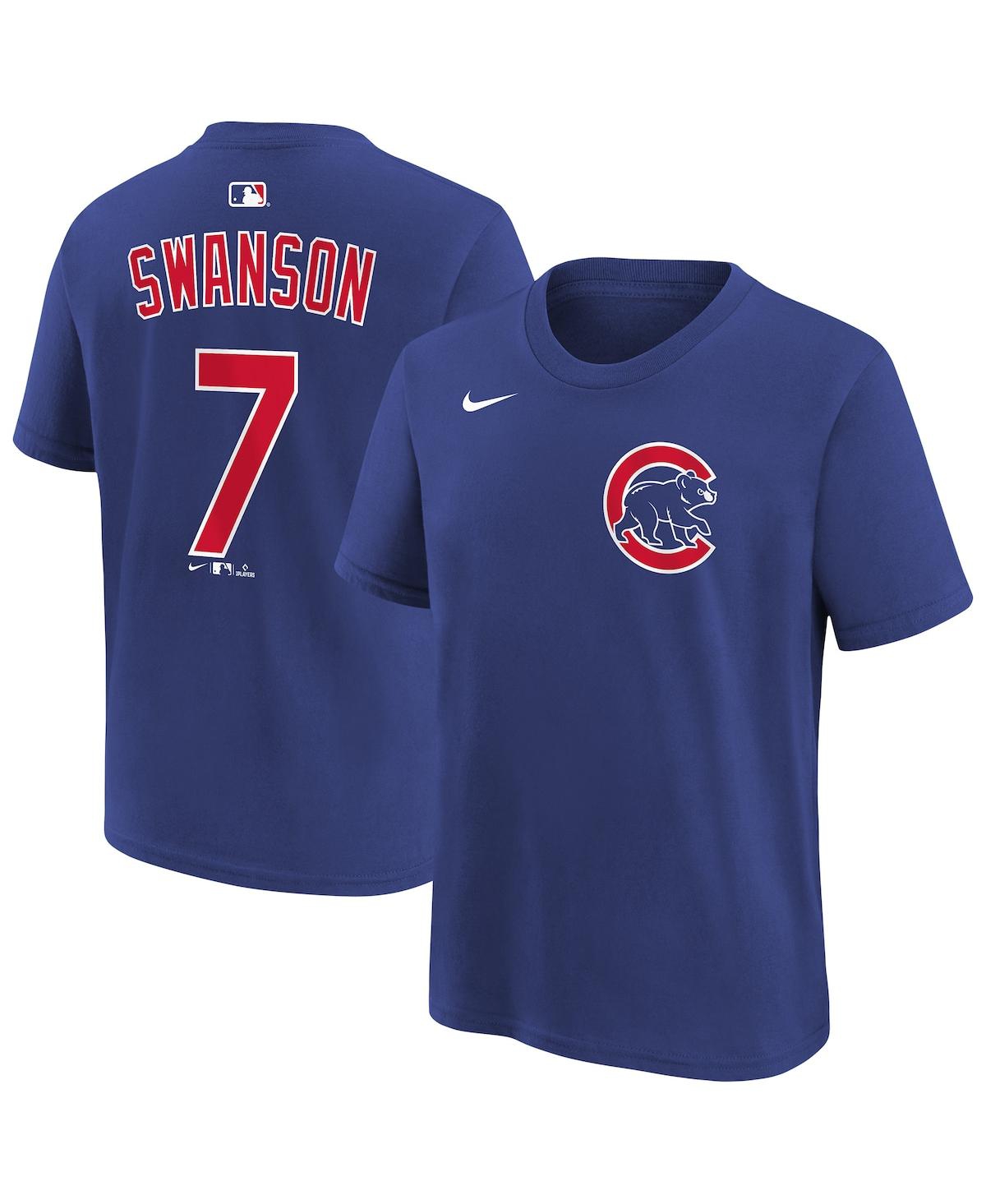 Click here for Nike Big Boys and Girls Dansby Swanson Royal Chica... prices