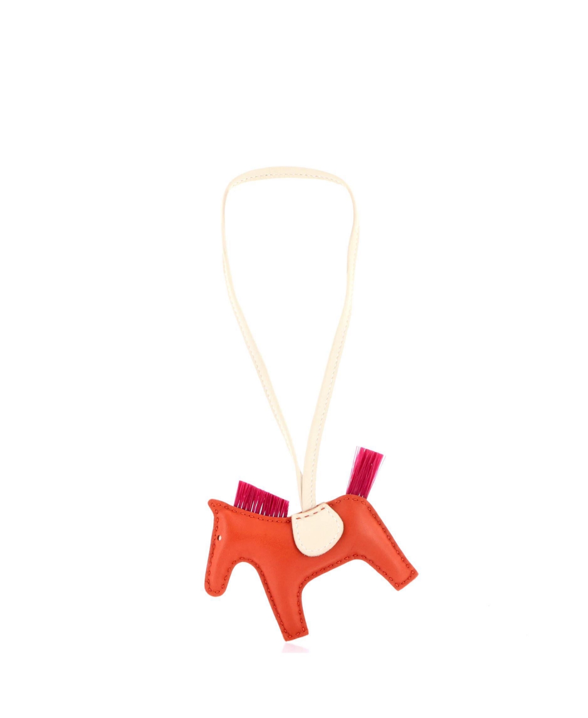 Click here for Pre-Owned HERMES Pm GriGri Rodeo Bag Charm Leather... prices
