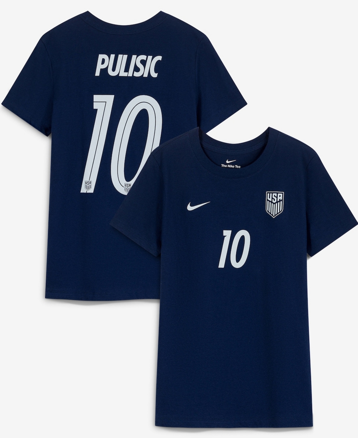 Click here for Nike Womens Christian Pulisic Navy Usmnt Away Name... prices