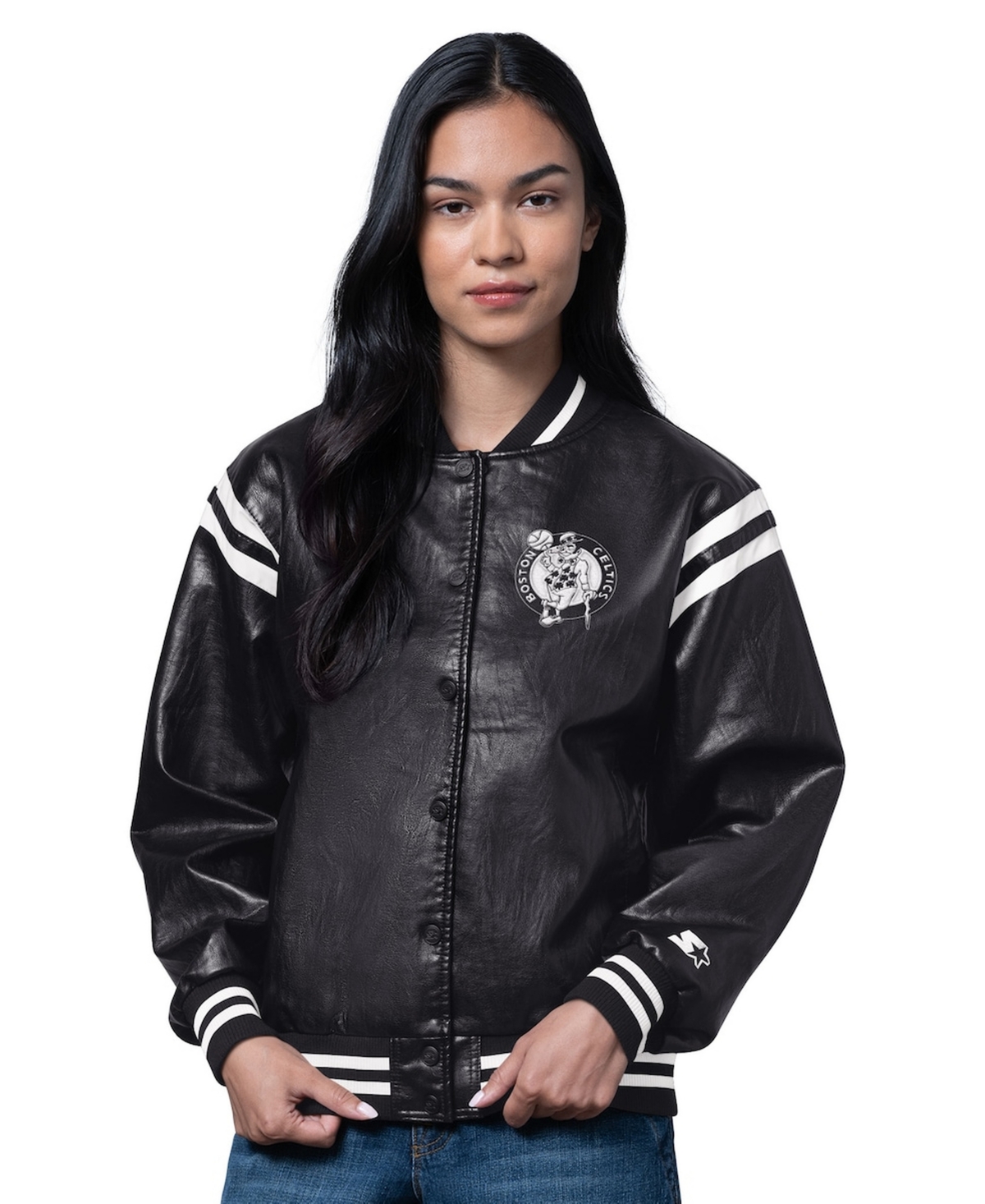 Click here for Starter Womens Black Boston Celtics High Heat Leat... prices