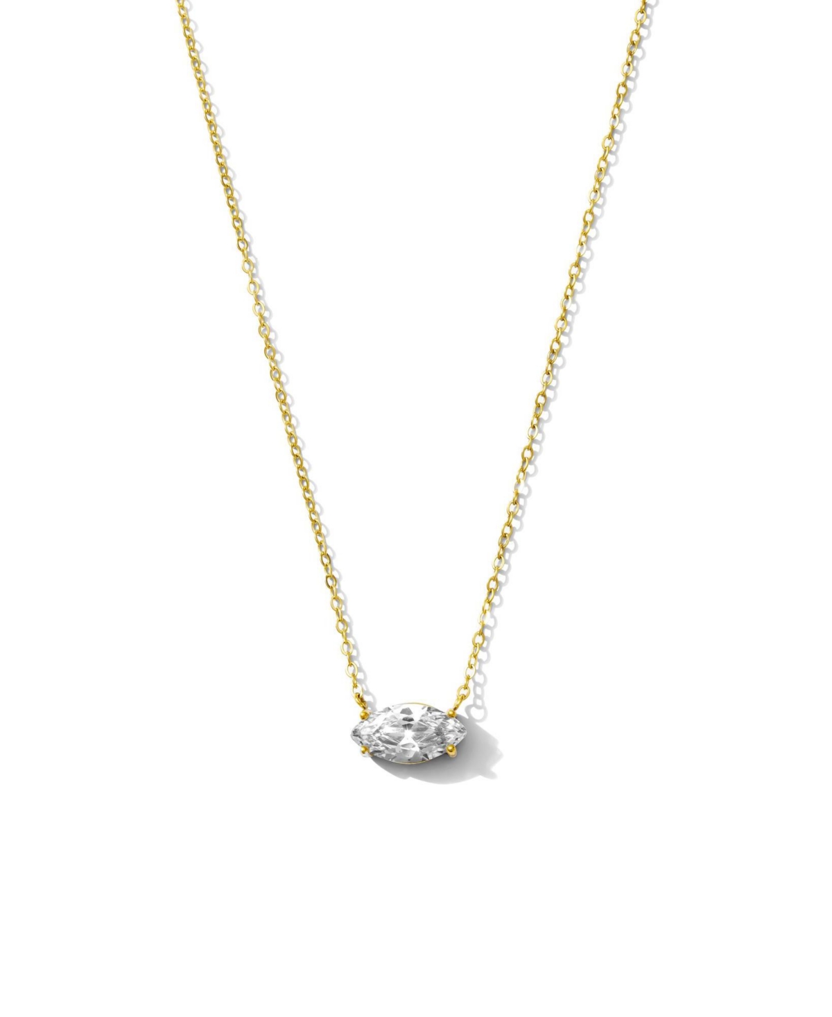 Click here for Joey Baby Oval Crystal Choker Necklace in Gold-Ton... prices