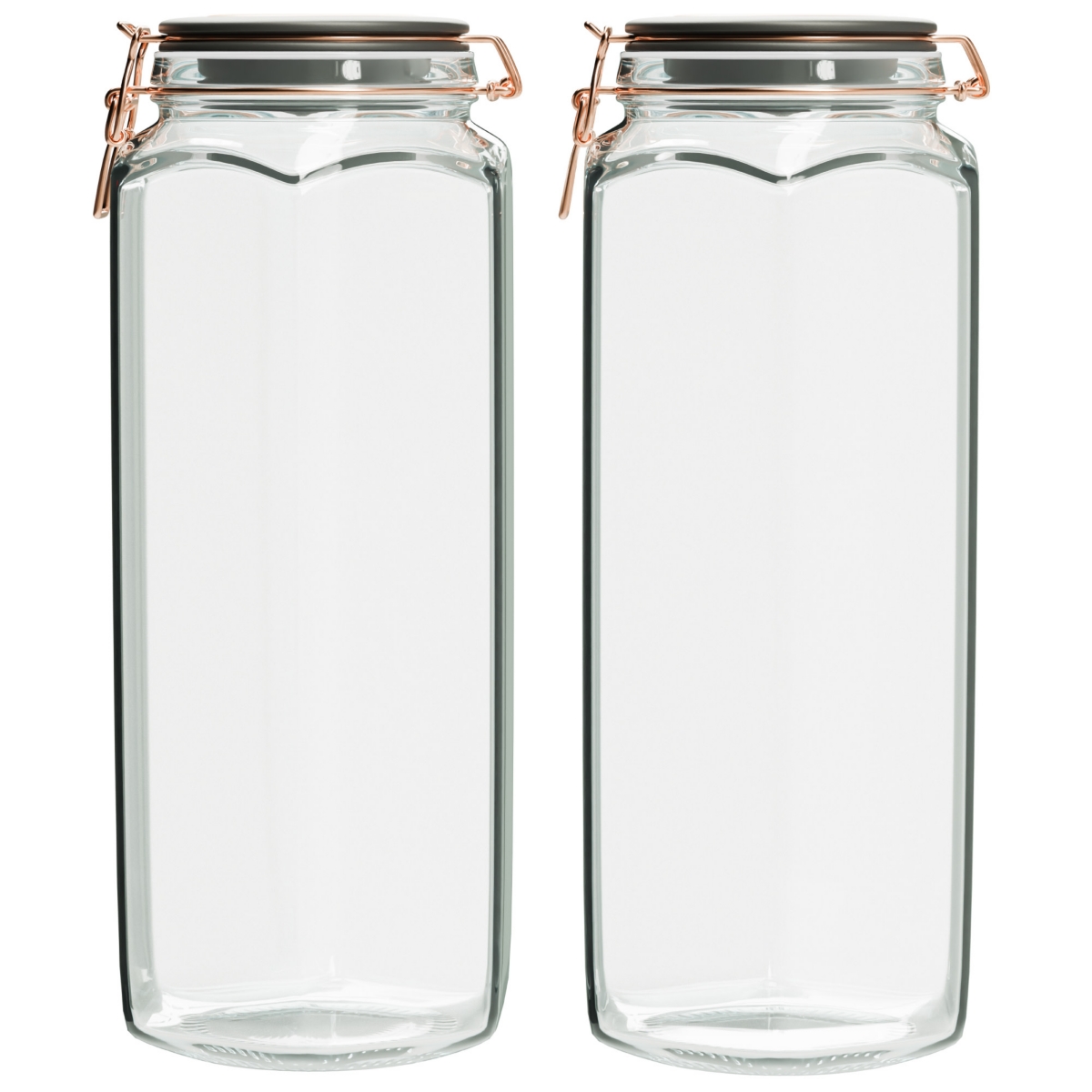 Click here for Amici Home Adler Glass Canister  Set of 2 - Large... prices