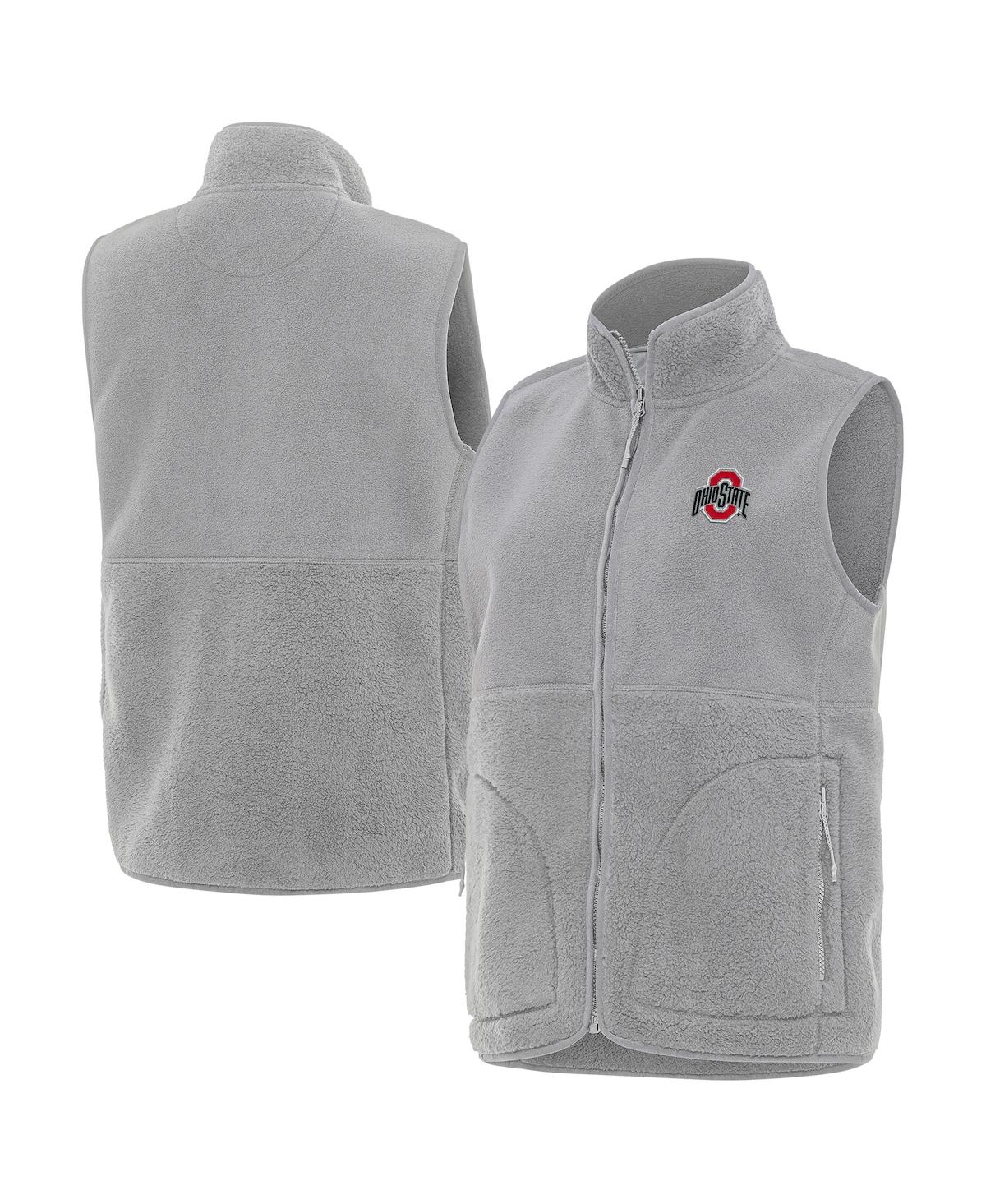 Click here for Antigua Womens Gray Ohio State Buckeyes Nostalgic... prices