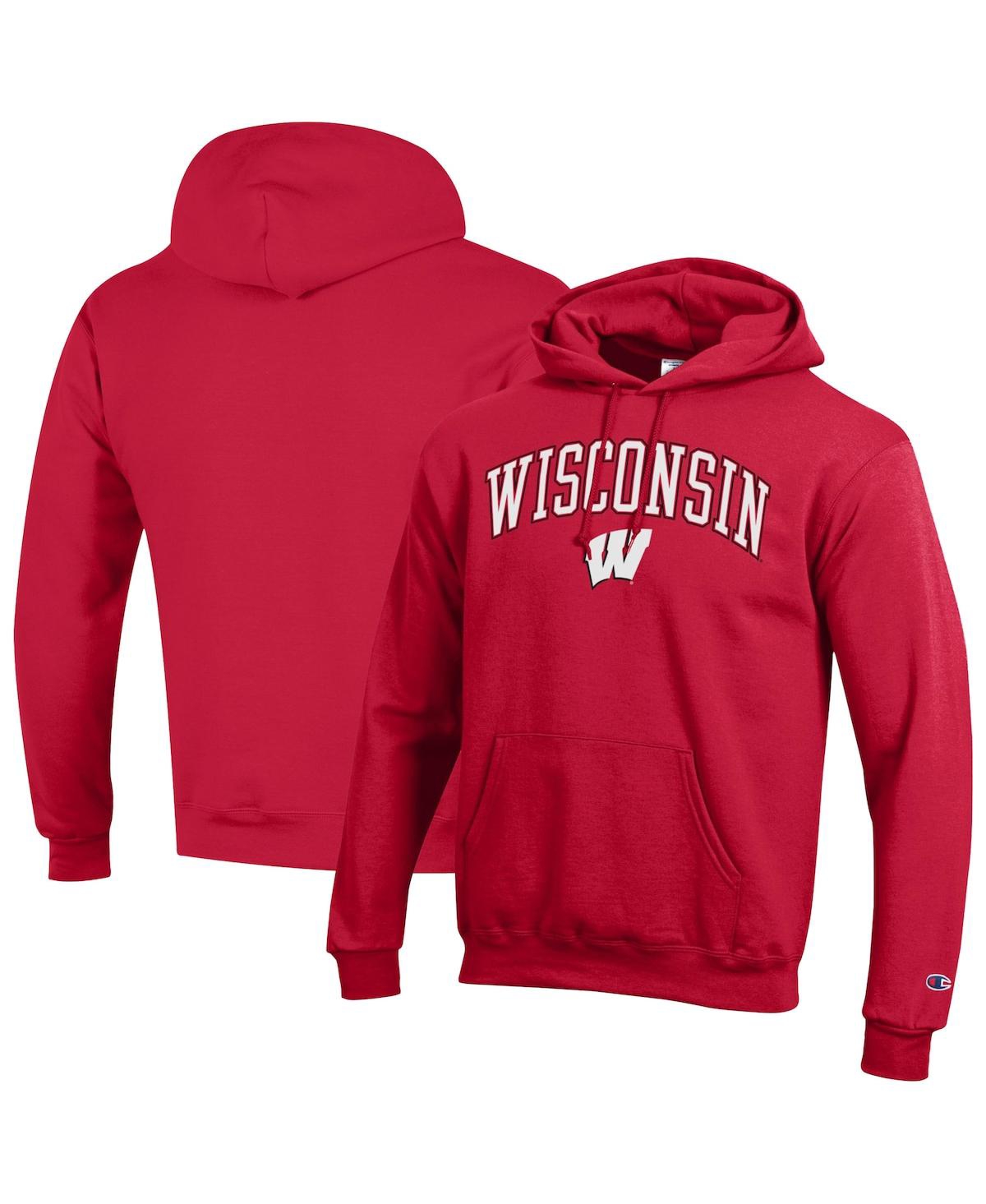 Click here for Champion Mens  Red Wisconsin Badgers Arched Logo F... prices