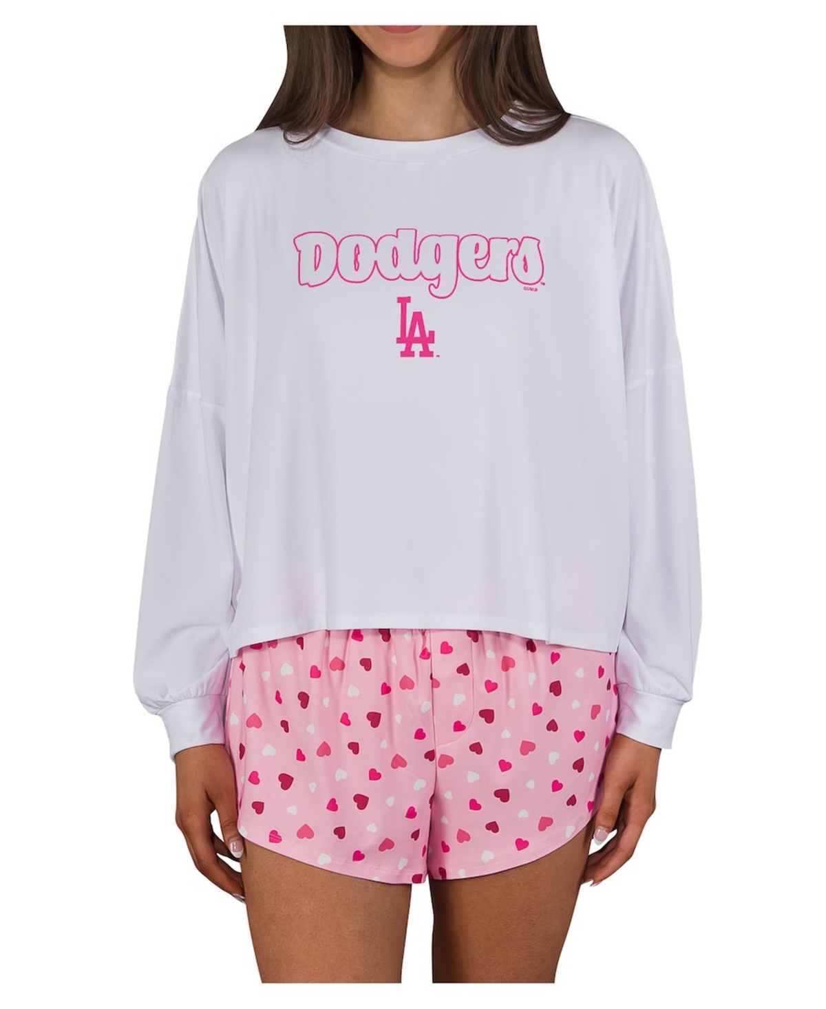 Click here for Concepts Sport Womens Pink Los Angeles Dodgers Lyr... prices