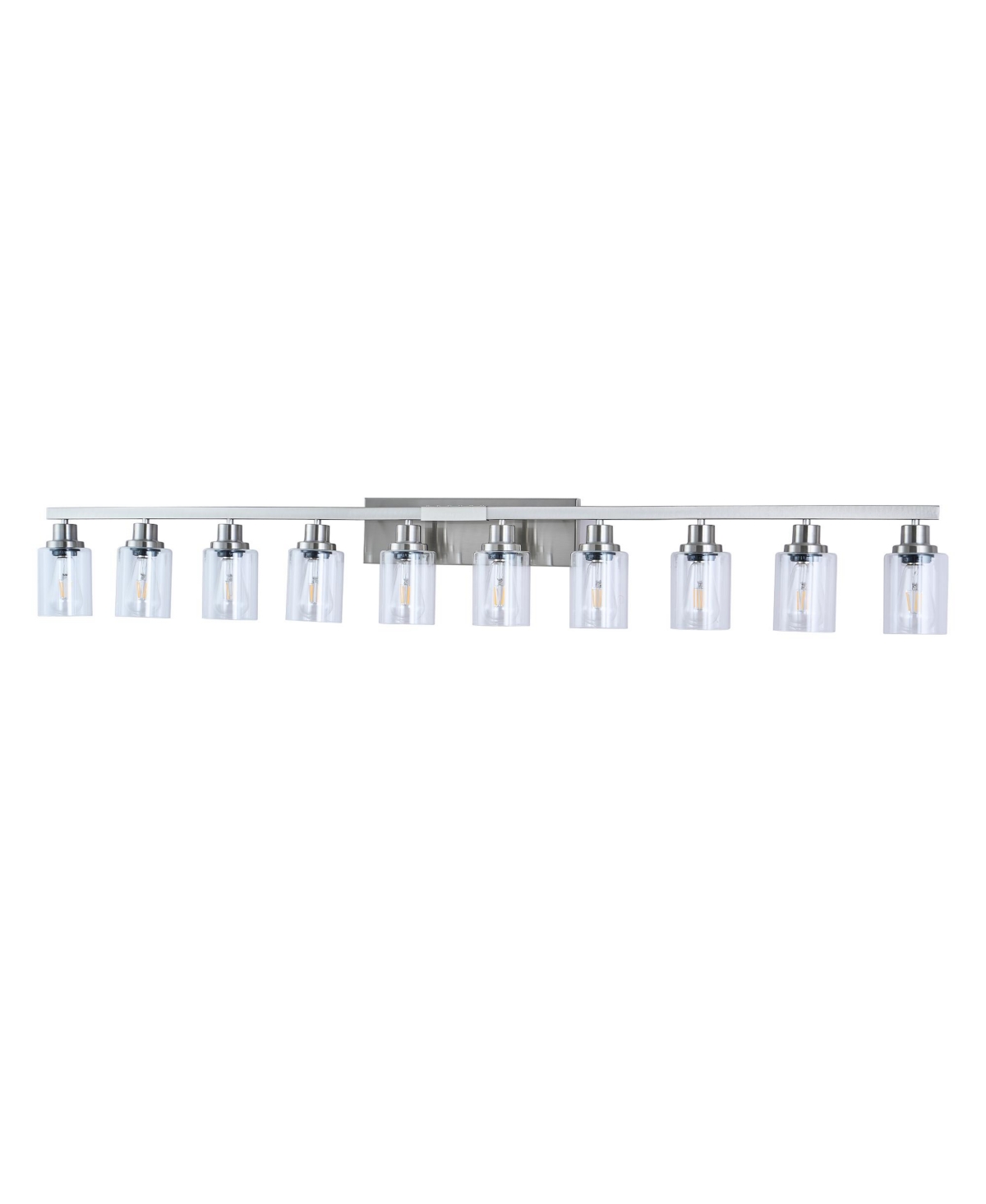 Click here for Busdays 10 Light Brushed Nickel Bathroom Vanity Li... prices