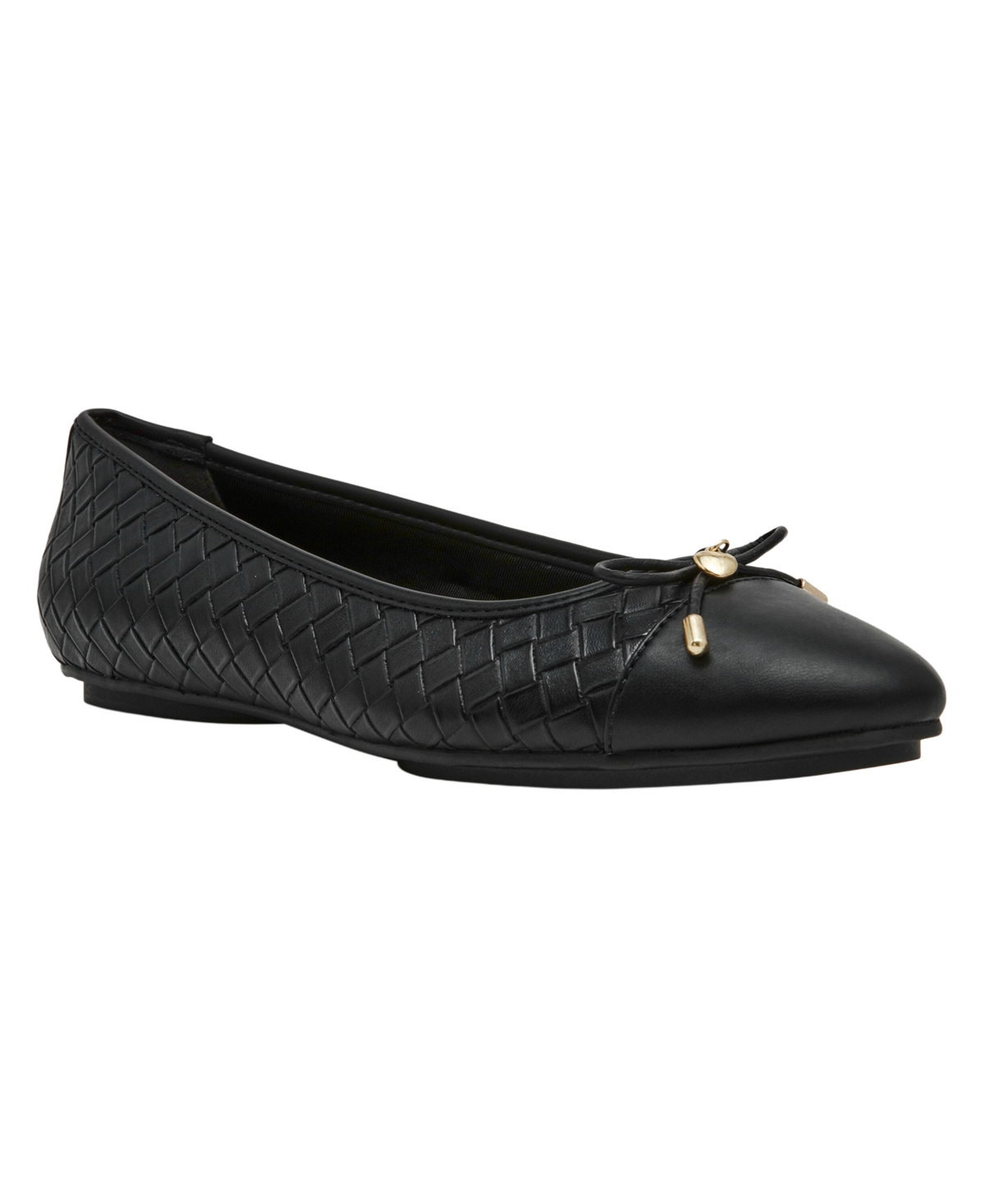 Click here for Anne Klein Womens Luci Cap Toe Ballet Flats - Blac... prices
