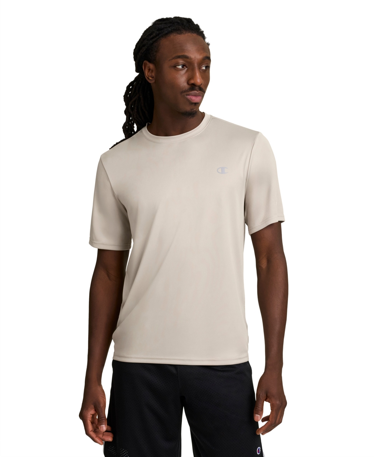 Click here for Champion Mens Double Dry T-Shirt - Abbey Stone prices