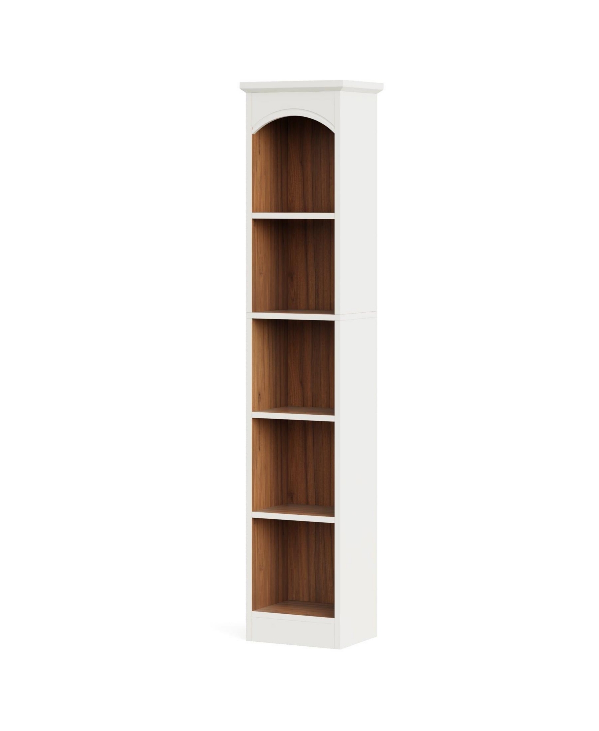 Click here for Slickblue Tall 5 Tier Narrow Bookshelf Display Rac... prices
