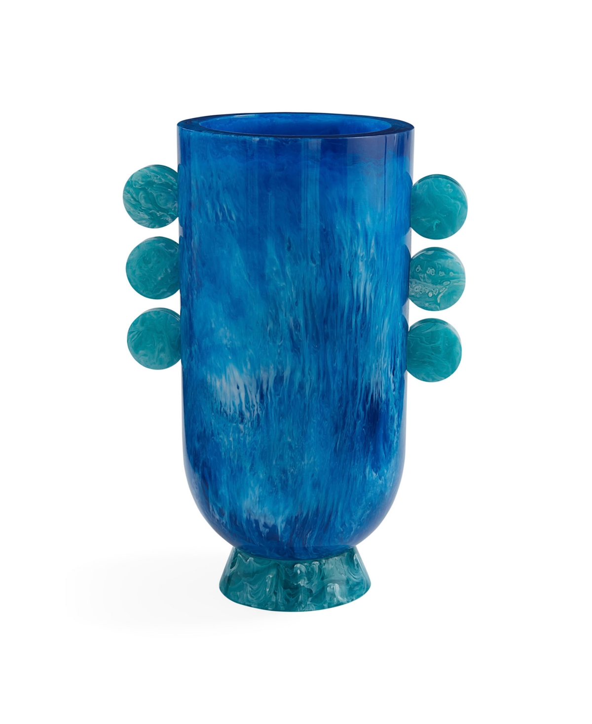 Click here for Jonathan Adler Como 6 Disc Vase - Blue  Turquoise prices