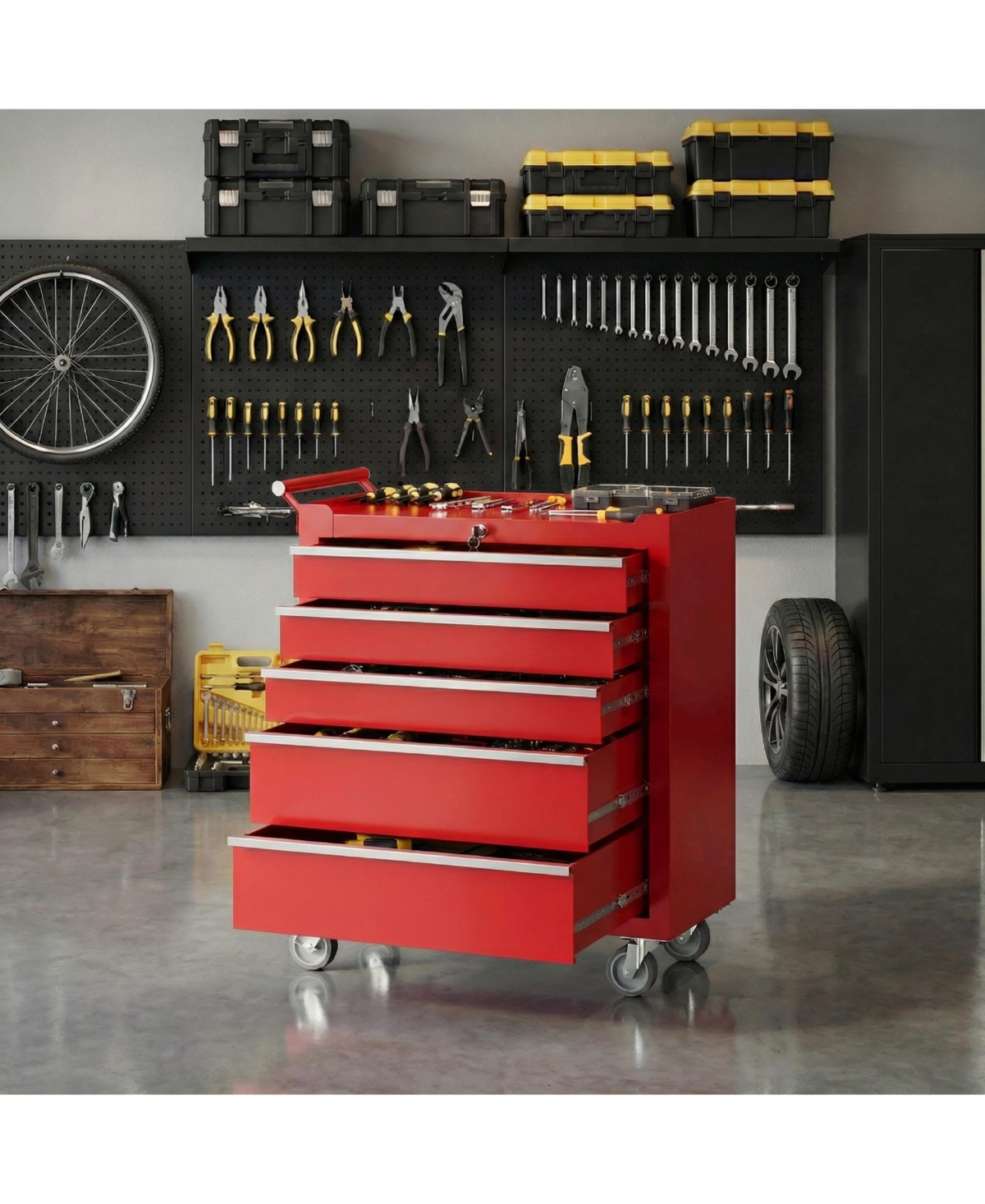 Click here for gaomon 5-Drawer Portable Tool Storage Cart  Rollin... prices