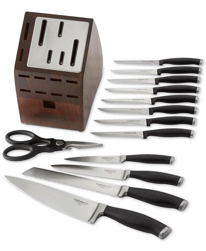Calphalon Contemporary SharpIN Self-Sharpening 14-Pc. Cutlery Set - Macy's