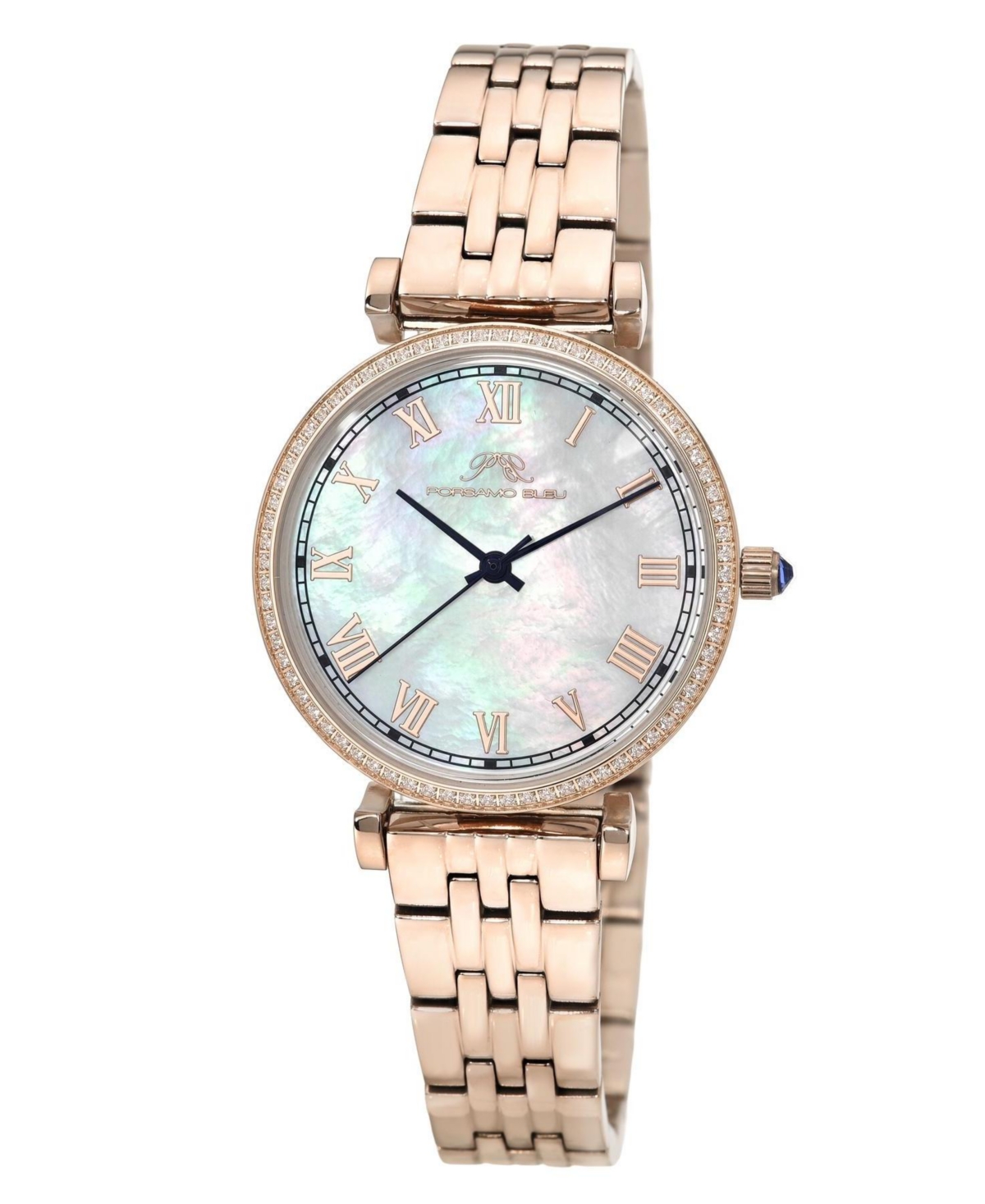 Click here for Porsamo Bleu Womens Emma Stainless Steel Rose Tone... prices