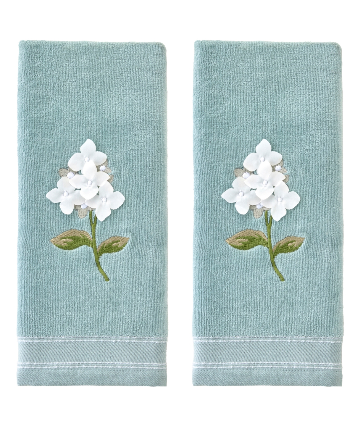 Click here for Skl Home Farm Hydrangea Curved 2-Piece Hand Towel... prices