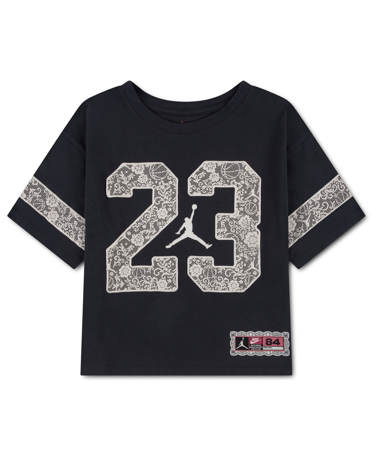 Click here for Jordan Girls 7-16 Lace 23 Graphic Short-Sleeve T-S... prices