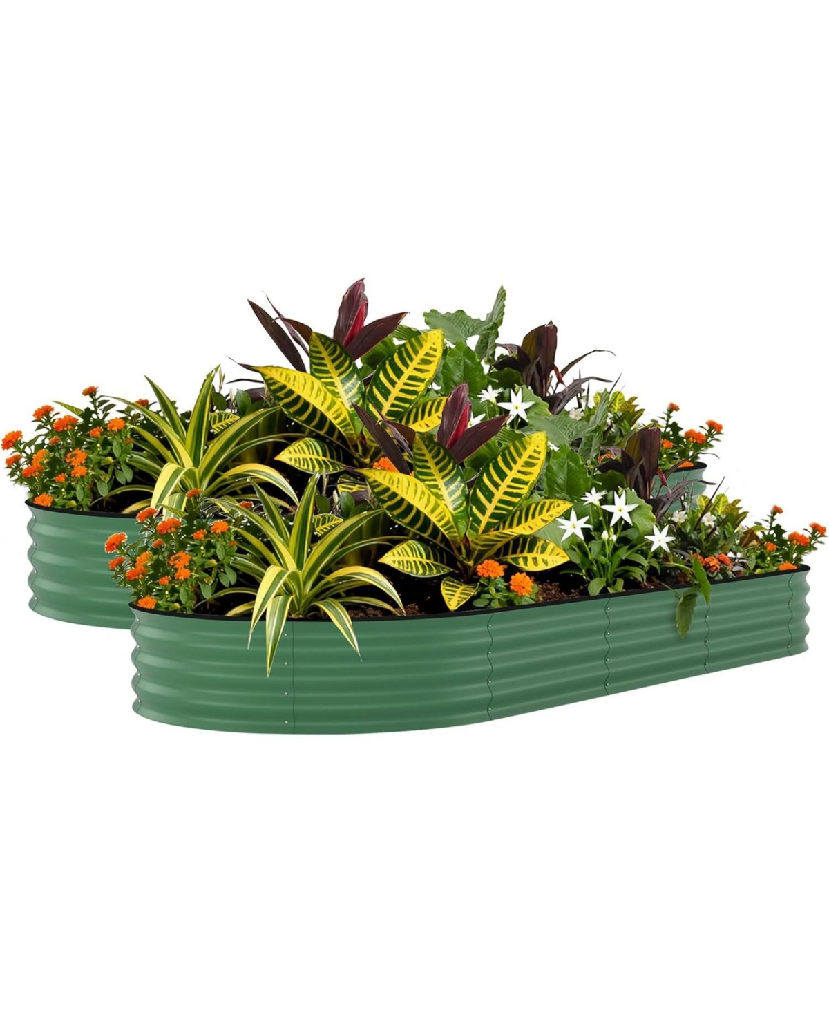 Click here for Xo 2-Pack 8x4x1.5FT Galvanized Raised Garden Bed... prices