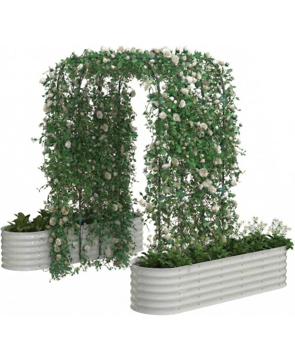 Click here for Xo 96 Raised Garden Bed with Arch Trellis  Expanda... prices