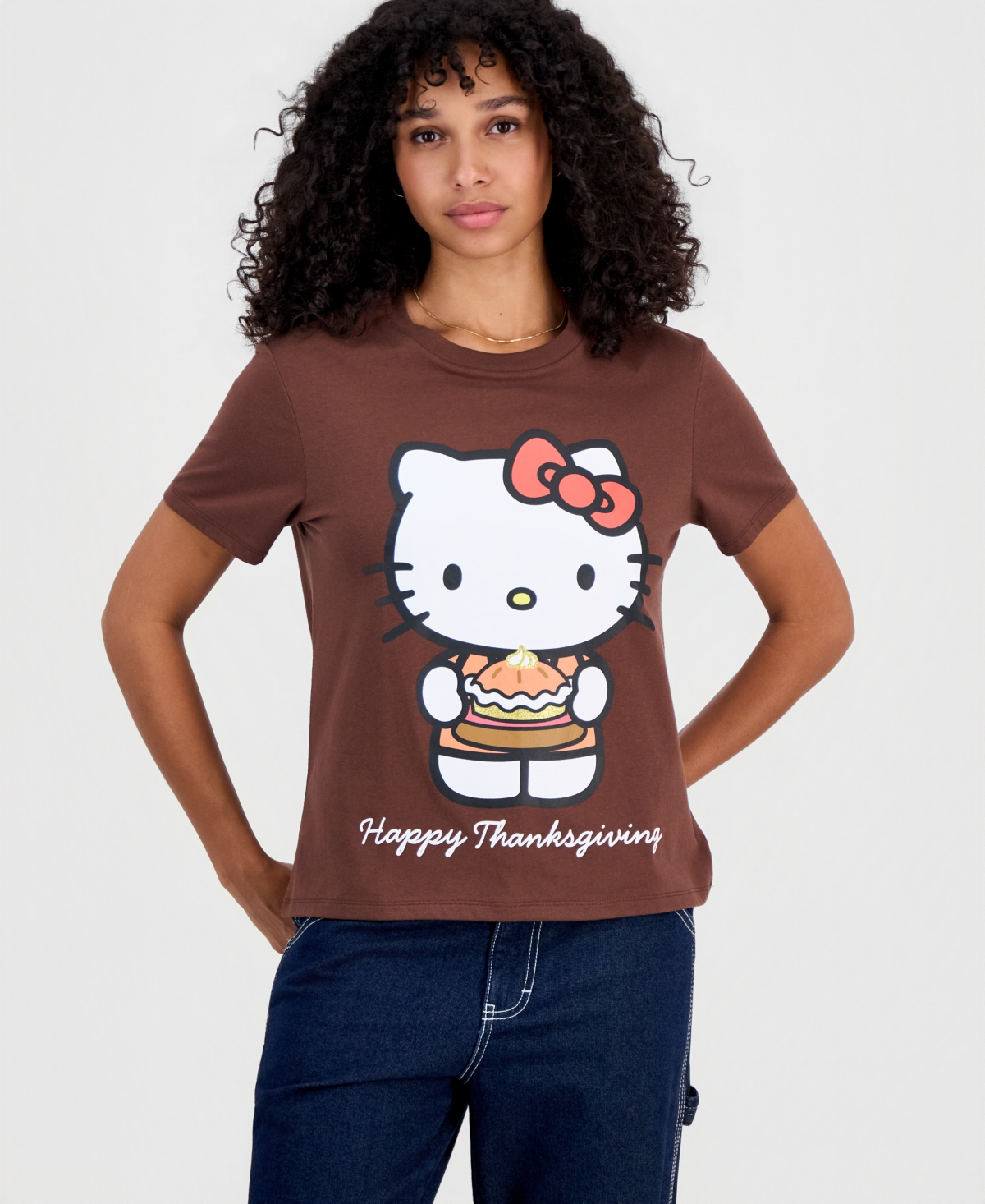 Click here for Sanrio Juniors Hello Kitty Thanksgiving Crewneck T... prices