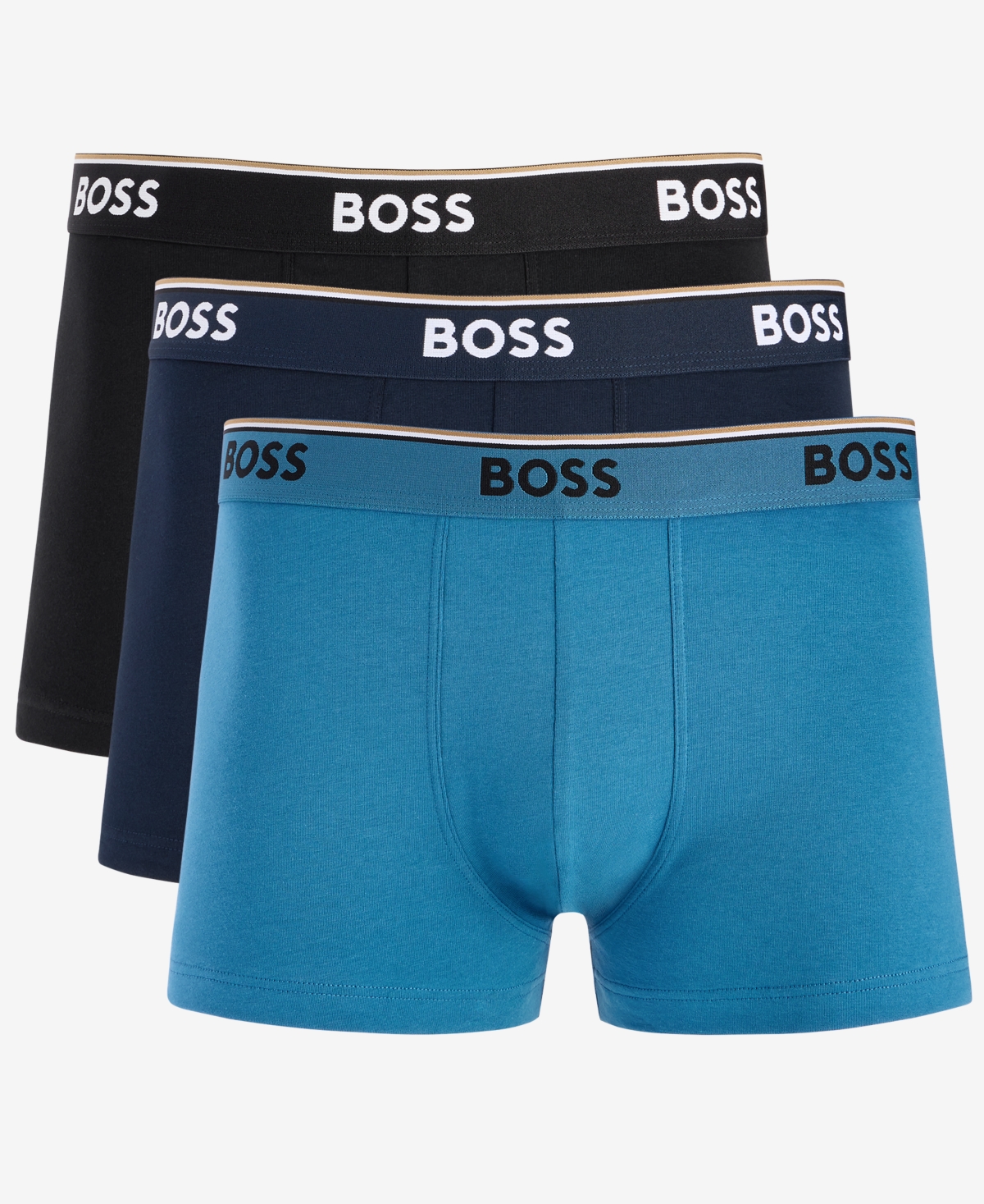 Click here for Boss by Hugo Boss Mens Power Trunks  Pack of 3 - B... prices
