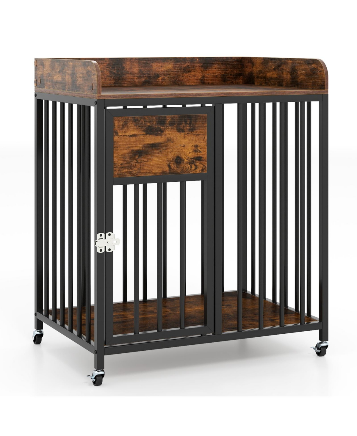 Click here for Cozito 27.5 in Dog Crate Furniture with Wheels for... prices