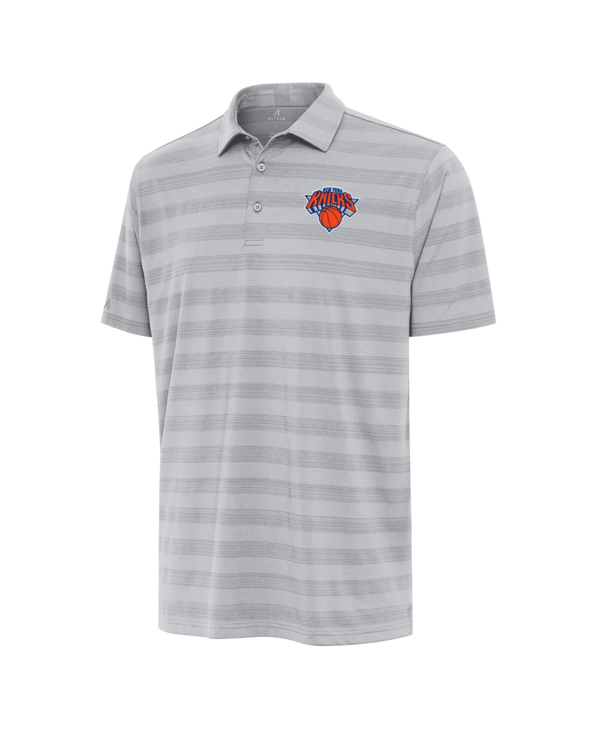 Click here for Antigua Mens Gray New York Knicks Tunnel Polo Shir... prices