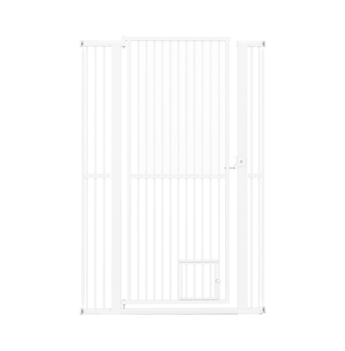 Click here for Ruie 59 in Extra Tall Pet Gate with Adjustable Wid... prices