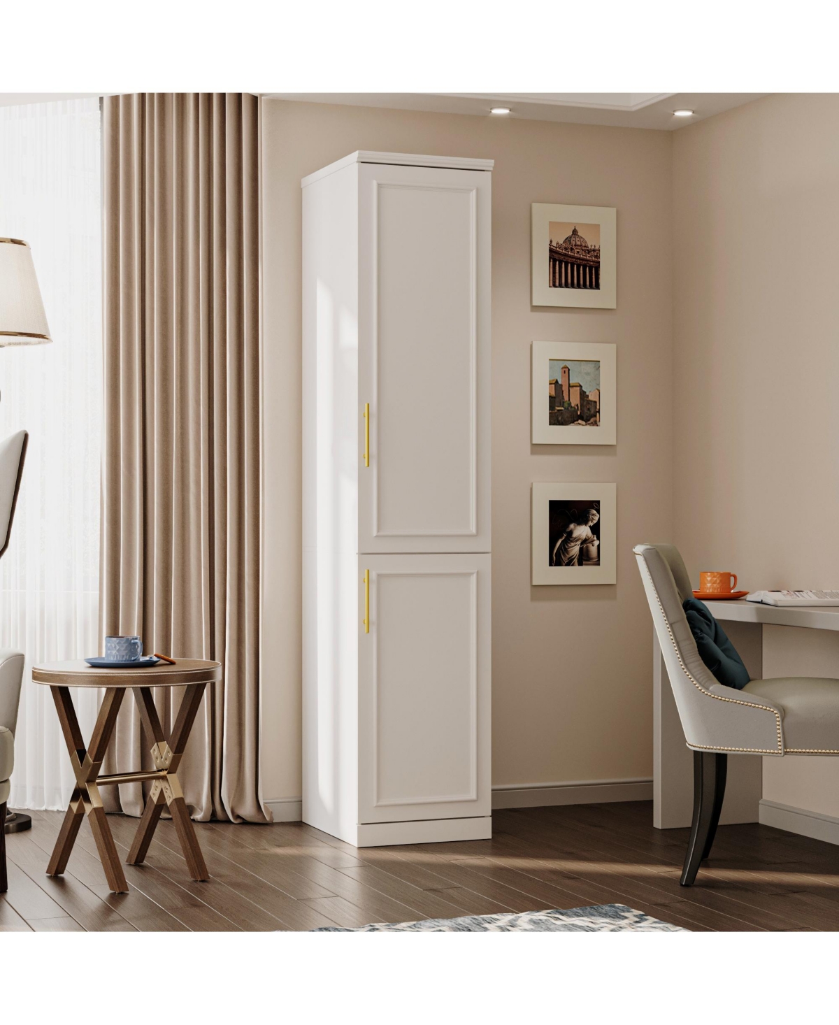Click here for Homsee 2-Door Tall Storage Cabinet with Handles -... prices