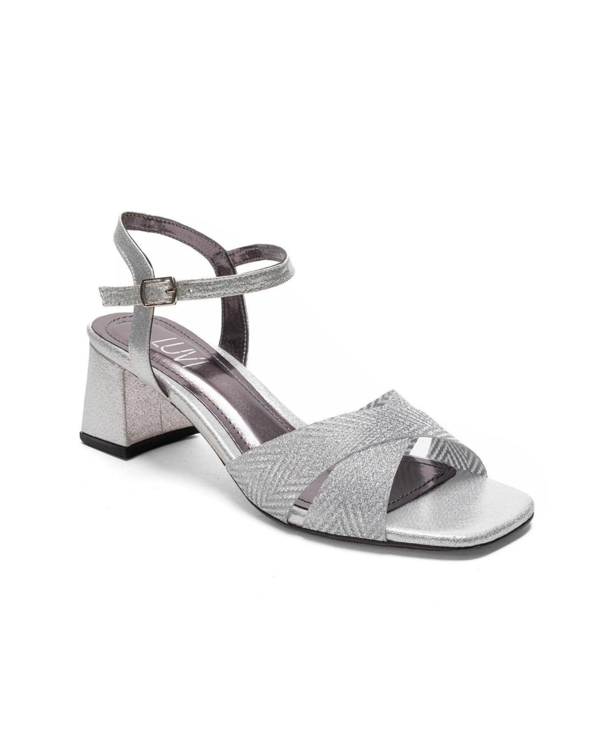Click here for Prologue Shoes Milagro Block Heel Sandal - Silver prices