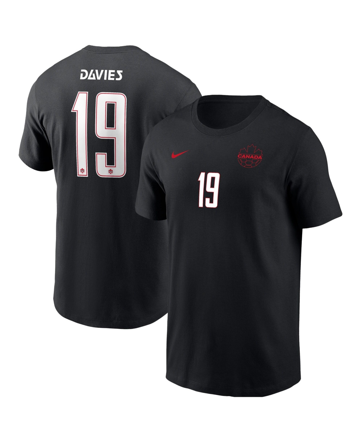 Click here for Nike Mens Alphonso Davies Black Canada Soccer Away... prices