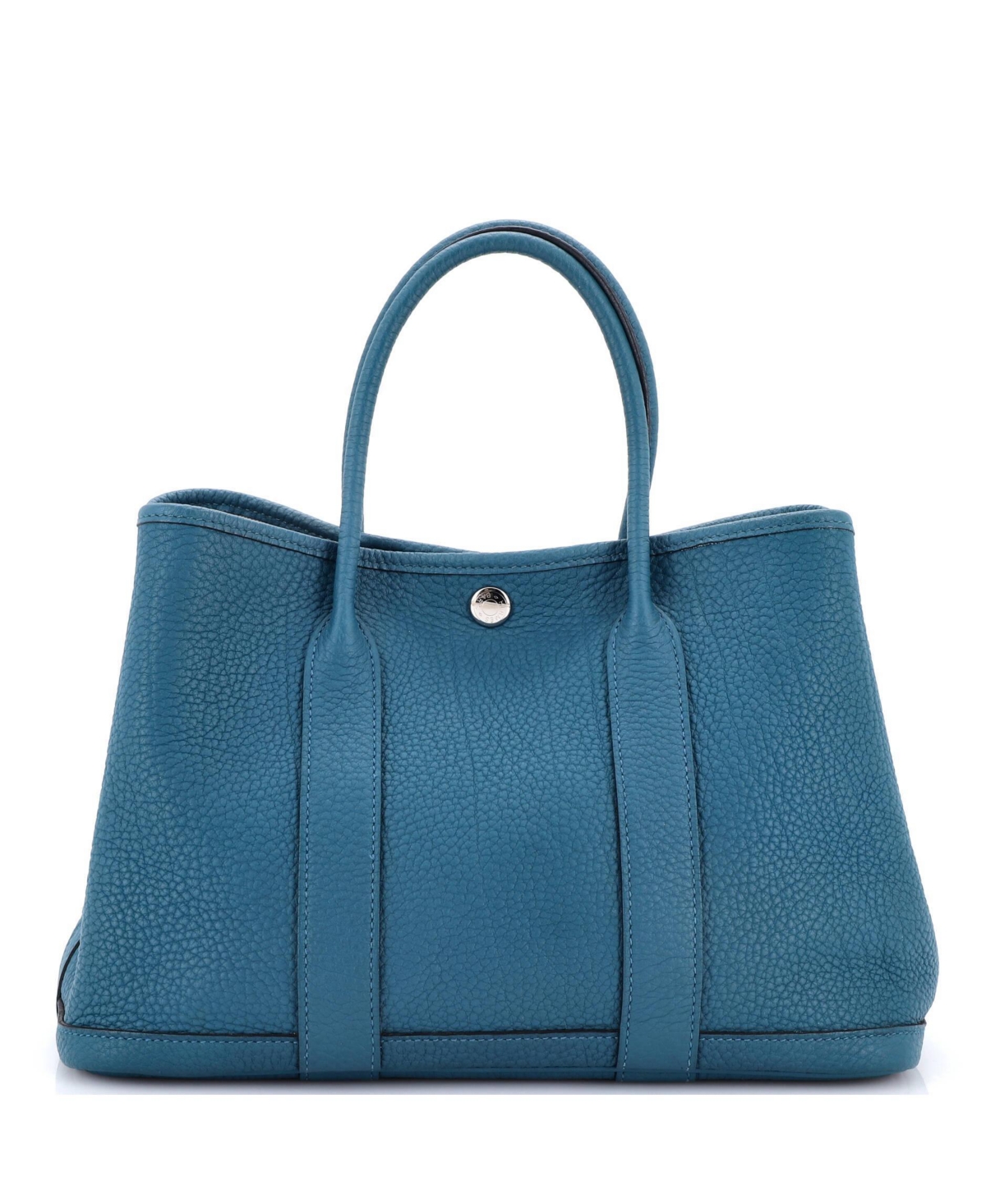 Click here for Pre-Owned HERMES 30 Garden Party Tote Leather - Bl... prices
