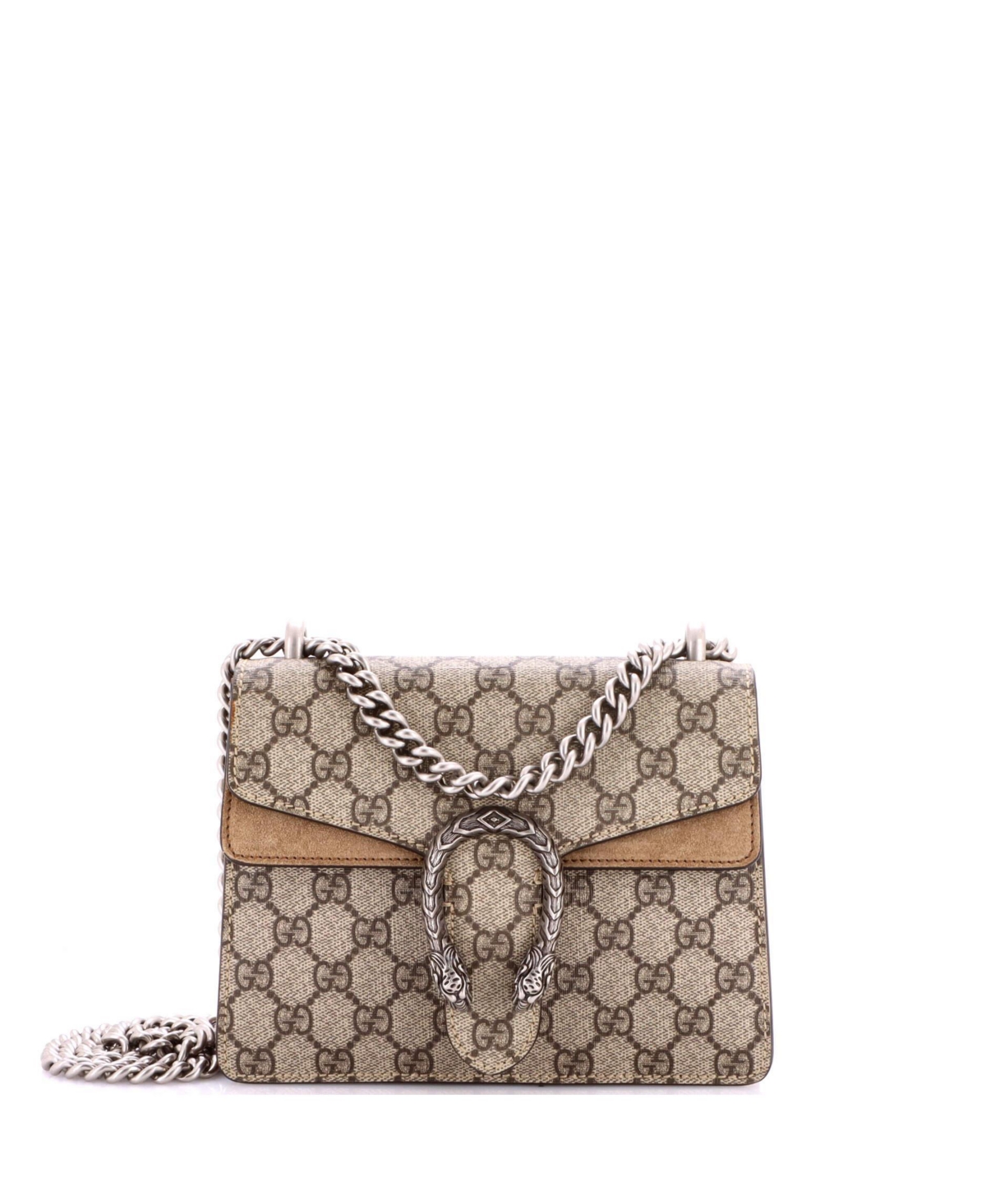 Click here for Pre-Owned Gucci Mini Dionysus Bag Gg Coated Canvas... prices