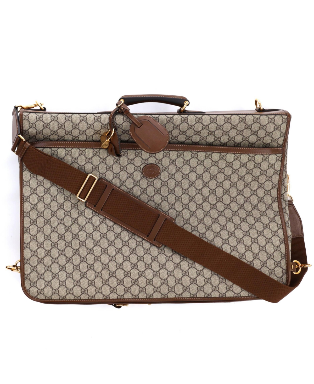 Click here for Pre-Owned Gucci Retro Interlocking G Garment Bag G... prices
