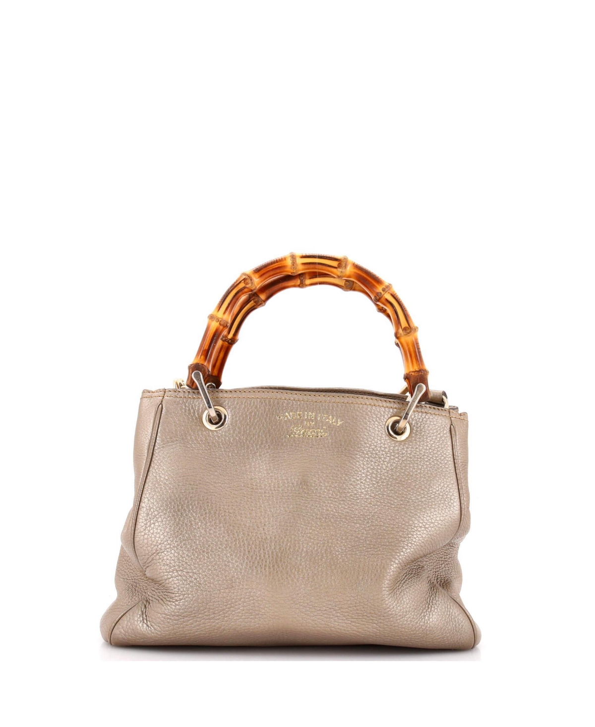 Click here for Pre-Owned Gucci Small Bamboo Shopper Tote Leather... prices
