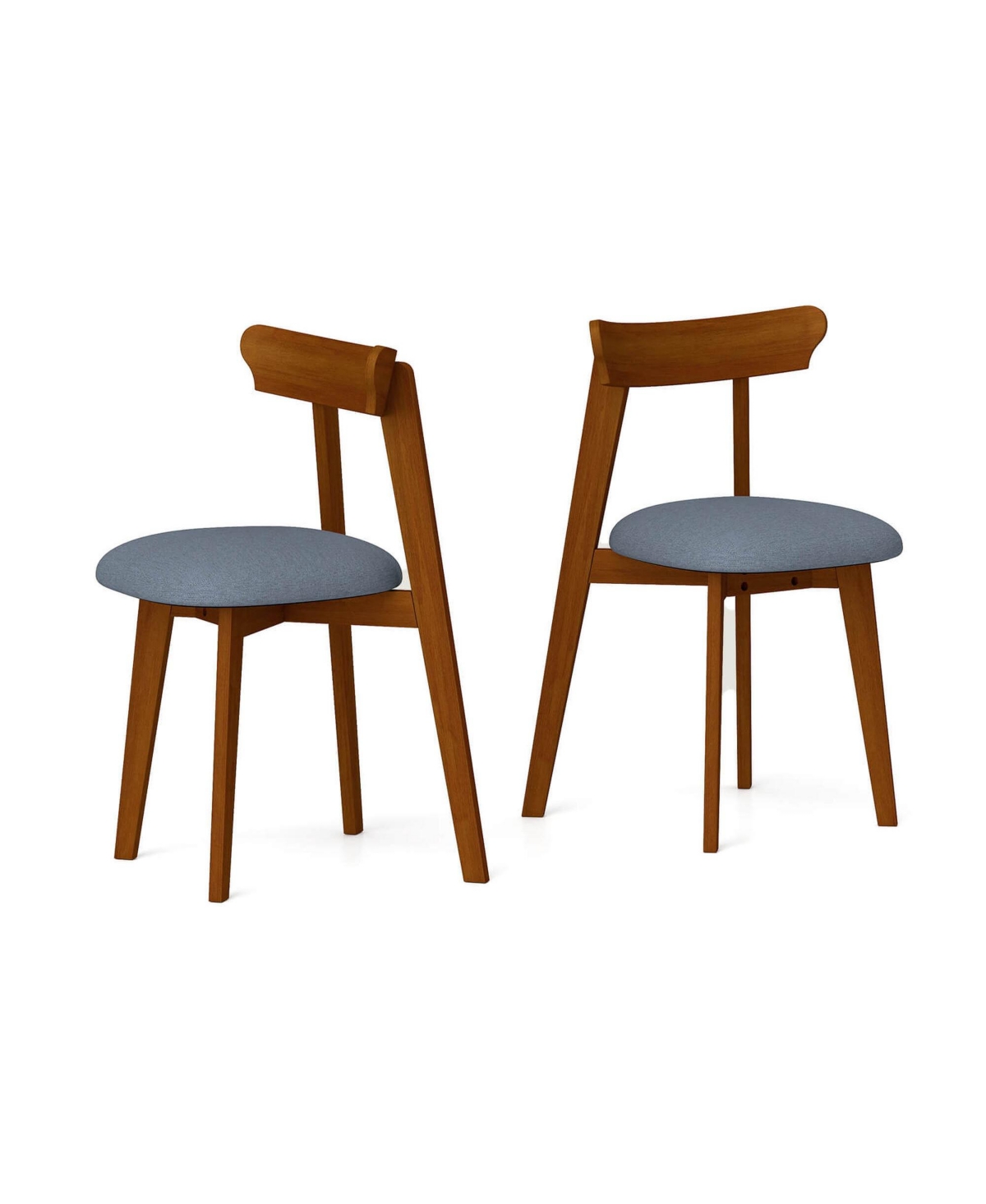 Click here for Costway Wood Dining Chairs Set of 2 with Rubber Wo... prices