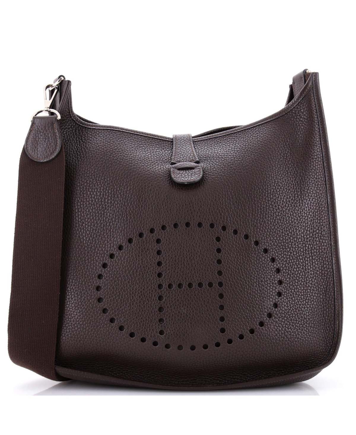 Click here for Pre-Owned HERMES Gm Evelyne Bag Gen Ii Clemence -... prices