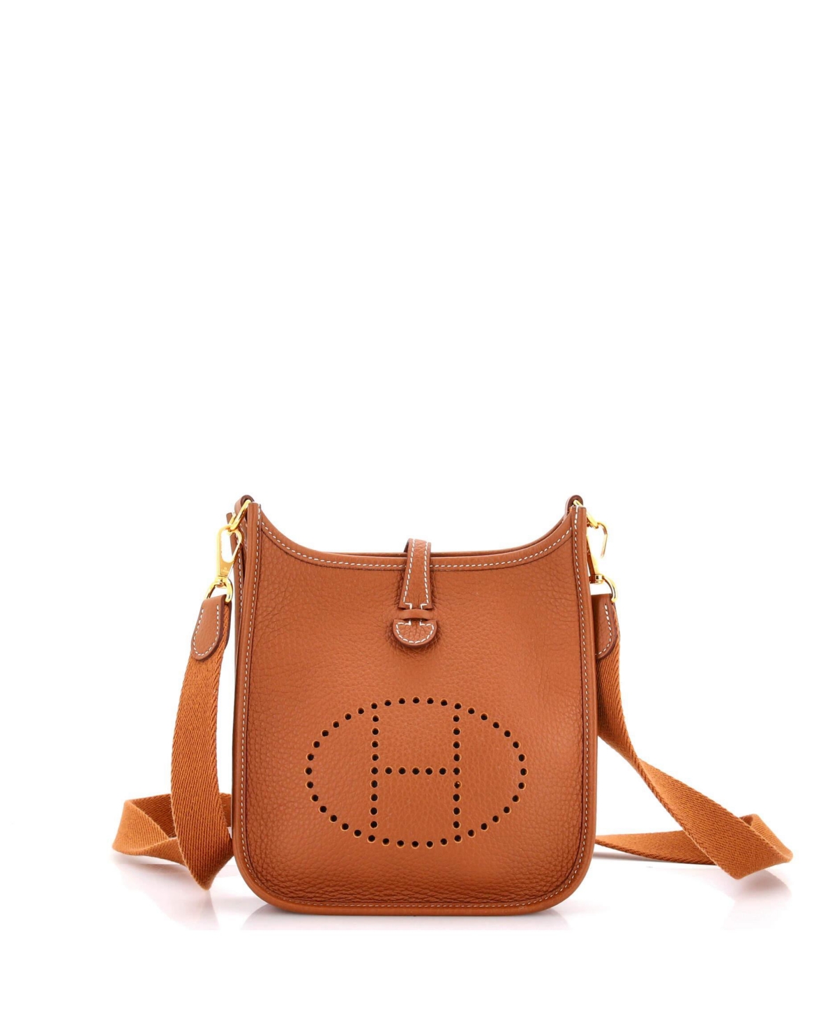 Click here for Pre-Owned HERMES Tpm Evelyne Bag Gen Iii Clemence... prices