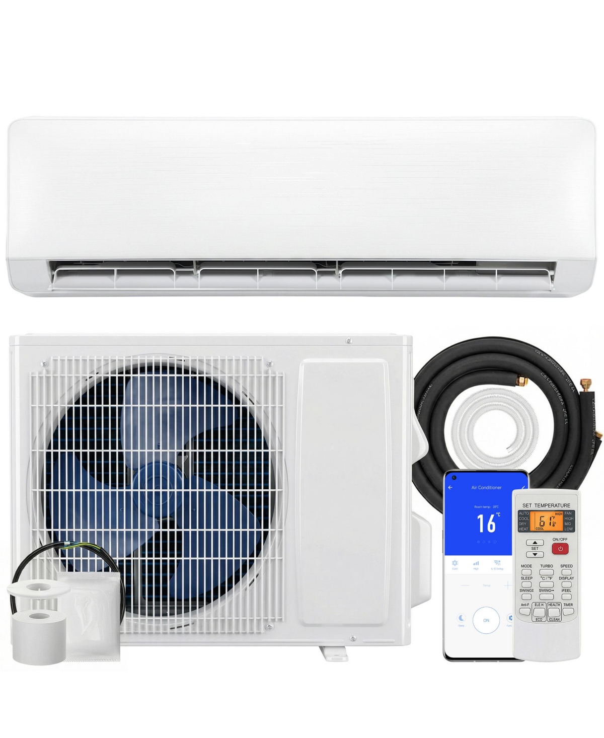 Click here for Homcom 18000 Btu Mini Split Air Conditioner  22 SE... prices