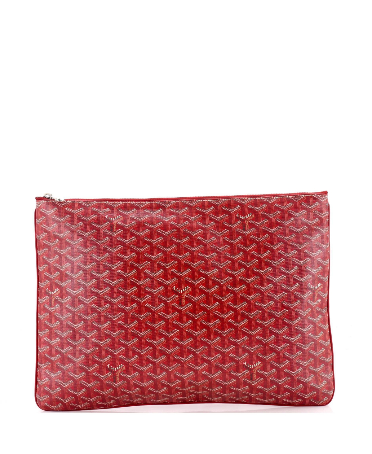 Click here for Pre-Owned Goyard Gm Senat Zip Pouch Coated Canvas... prices