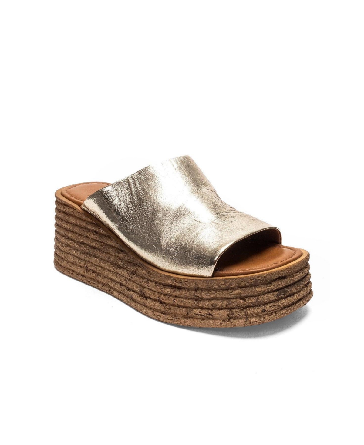 Click here for Forever & Always Shoes Womens Marc Leather Wedge S... prices