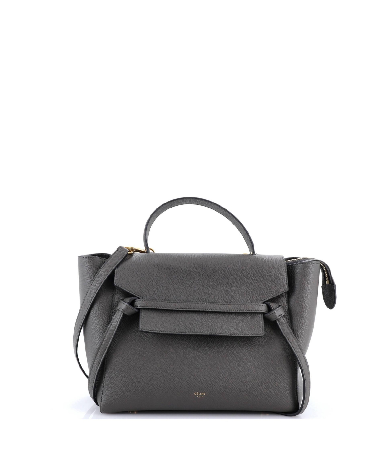 Click here for Pre-Owned Celine Mini Belt Bag Textured Leather -... prices