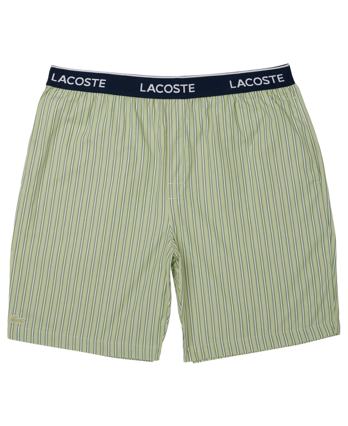 Click here for Lacoste Mens Loungewear Striped Straight-Fit Short... prices