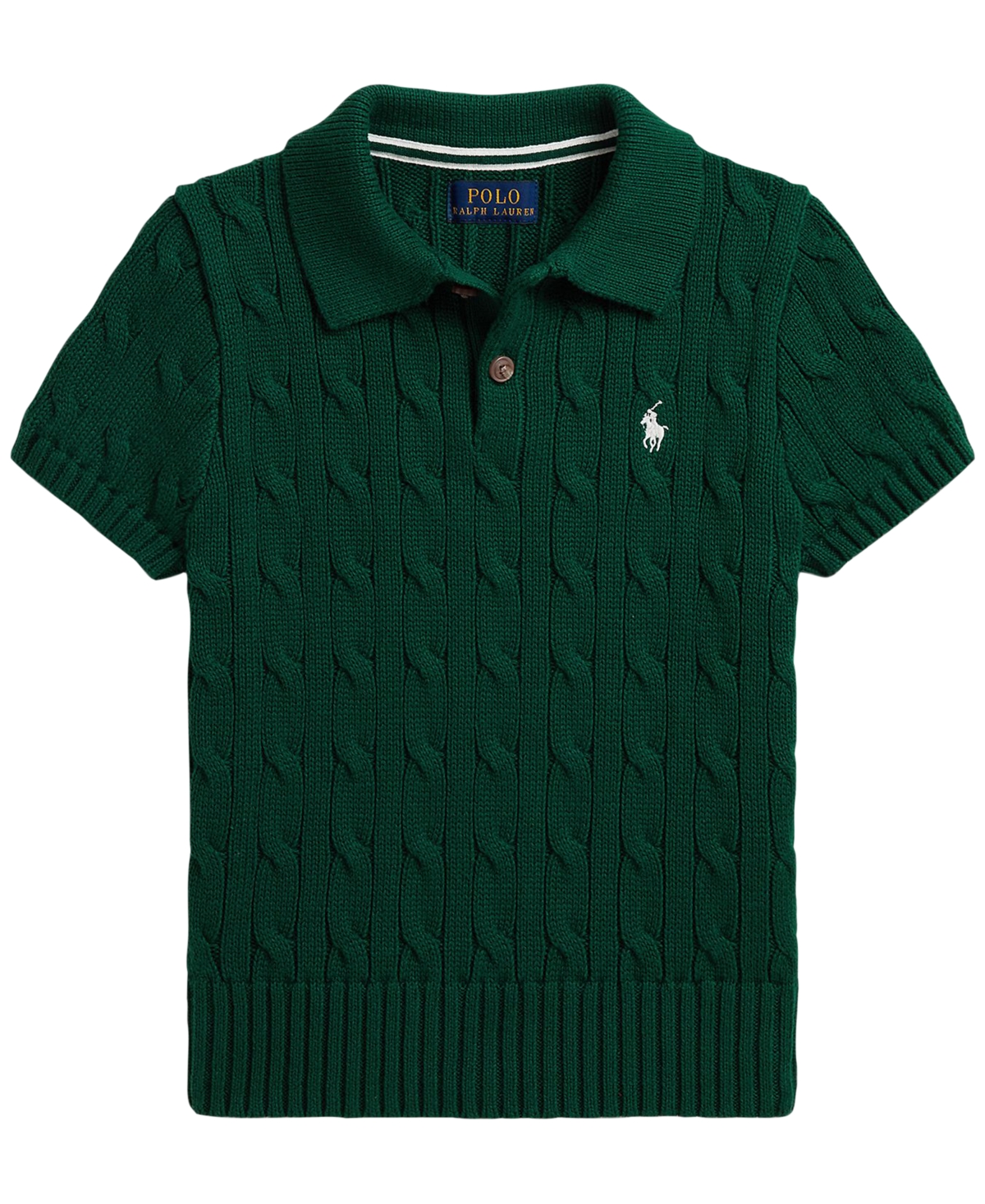Click here for Polo Ralph Lauren Boys 2-7 Cable-Knit Cotton Polo... prices