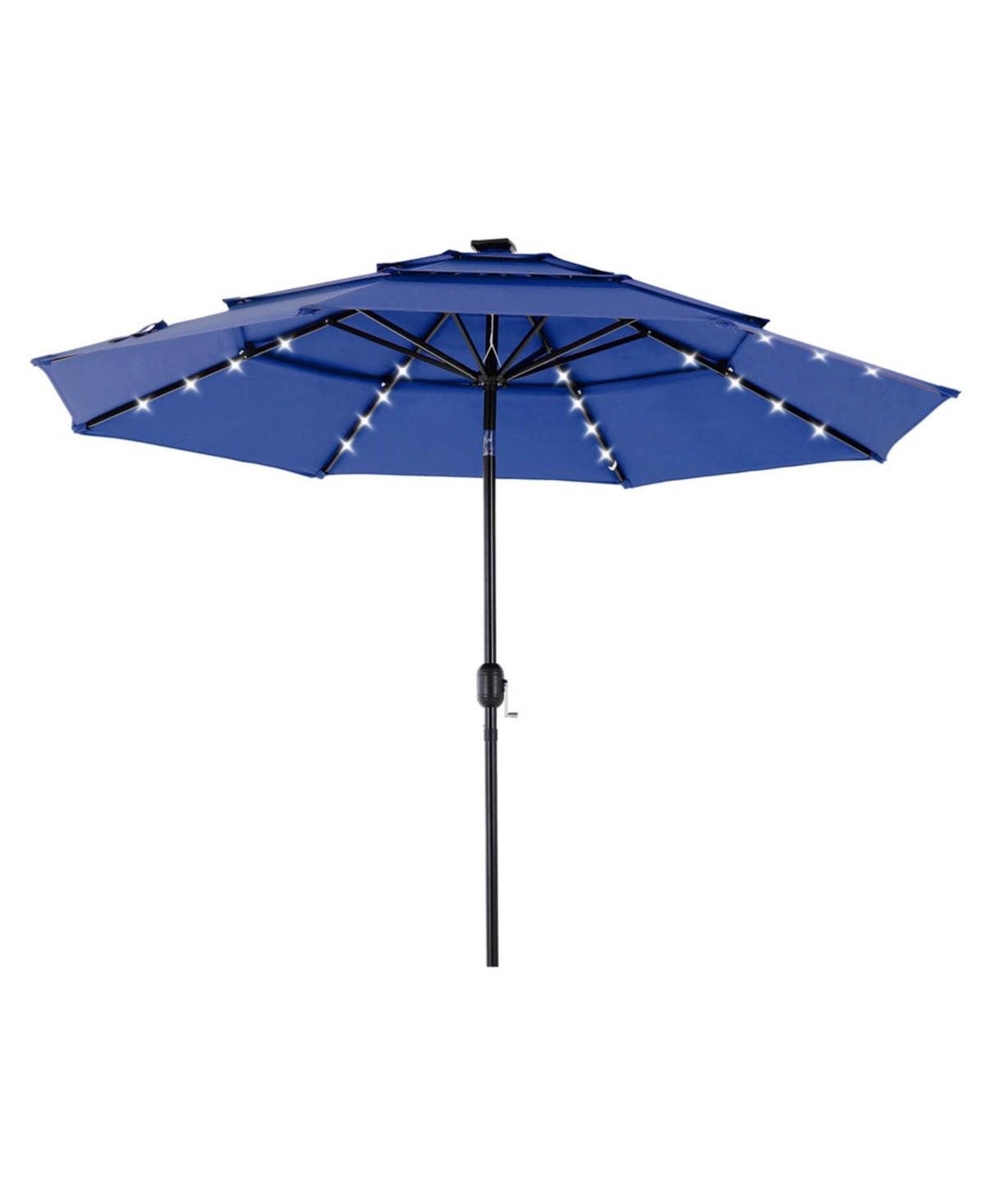 Click here for Yiortwo 9.2 Feet Solar Patio Umbrella with Led Lig... prices